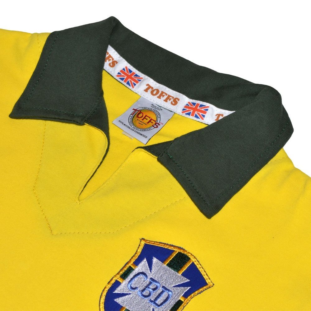 TOFFS - Brazil Retro Football Shirt WC 1958 - Sportus - Where sport ...