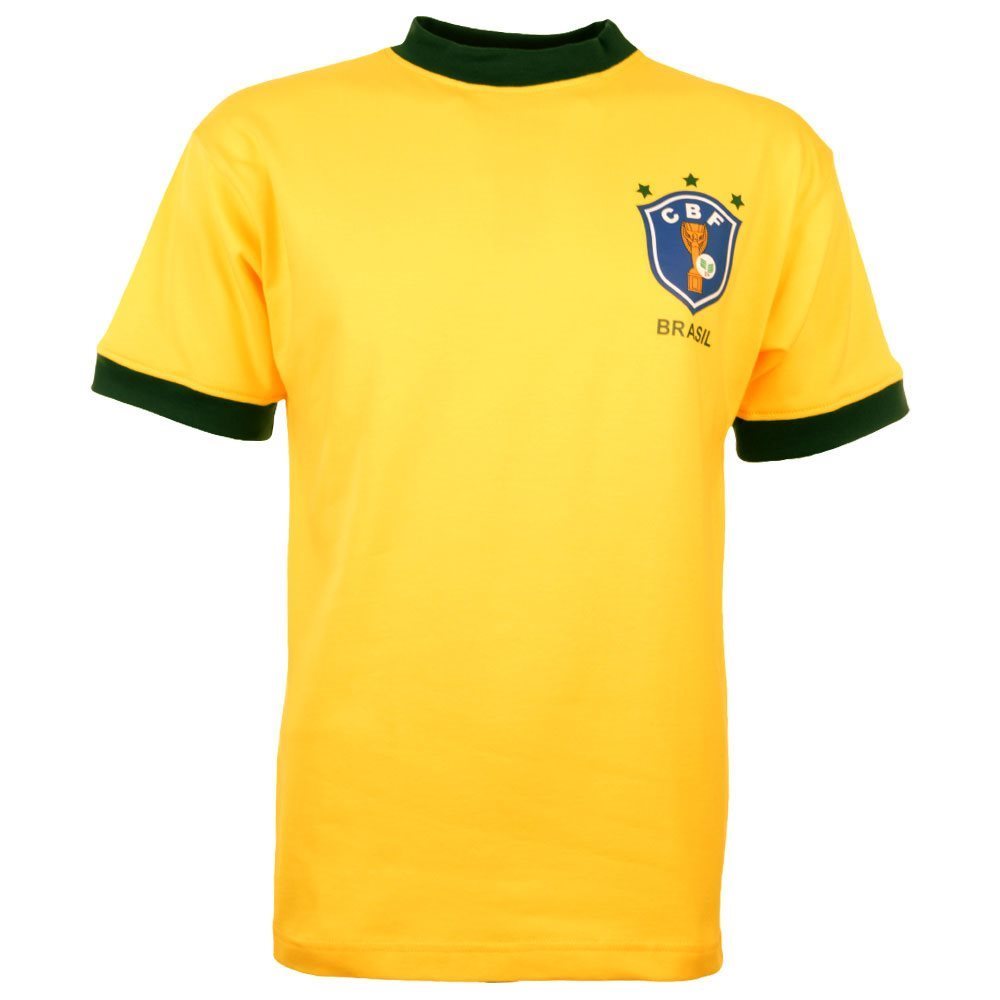 Brazil Retro Football Shirt World Cup 1982 + Number 10 (Zico) - Sportus ...