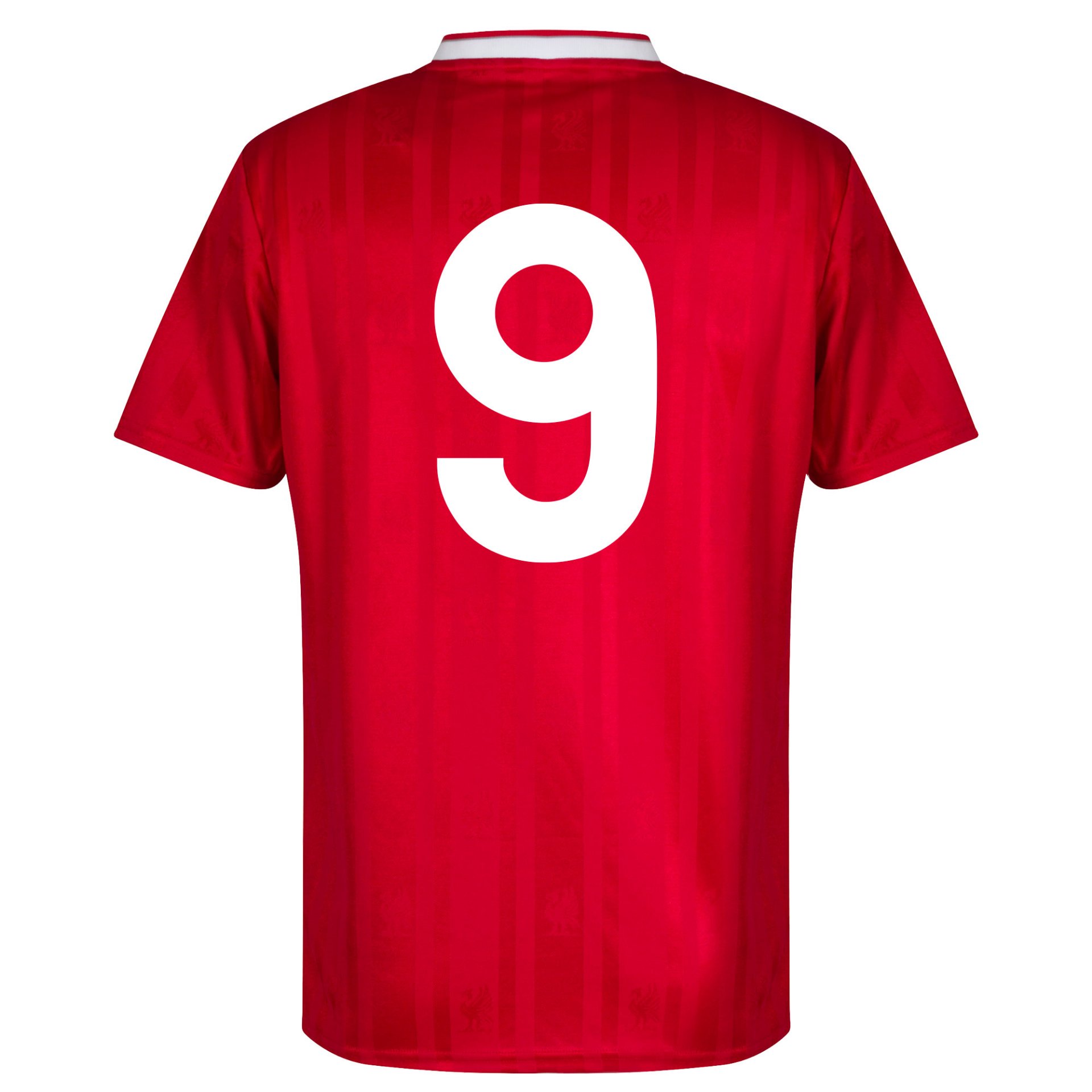 Liverpool FC Candy Retro Football Shirt 1988-1989 + Number 9 - Sportus ...