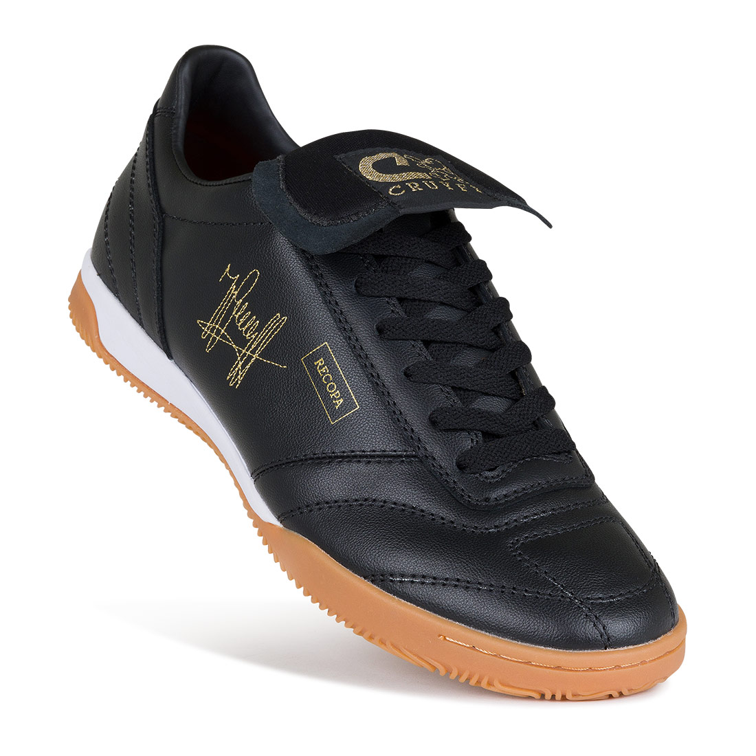 Cruyff - Indoor Futsal Shoes (IN) - Black/ Gold - Sportus - Where sport meets fashion
