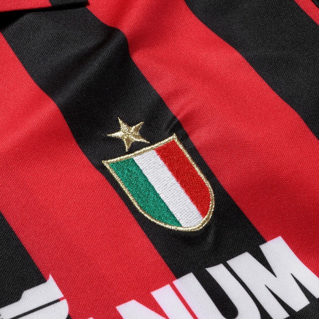AC Milan Retro Football Shirt 1988 + 8 (Rijkaard) - Sportus - Where ...