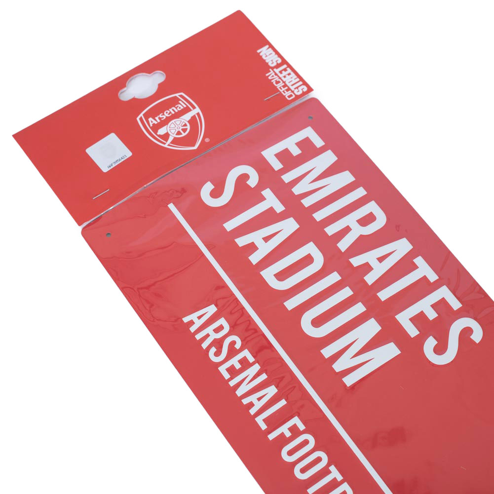 Arsenal Street Sign - Red (40cm x 18cm) - Sportus - Where sport meets ...