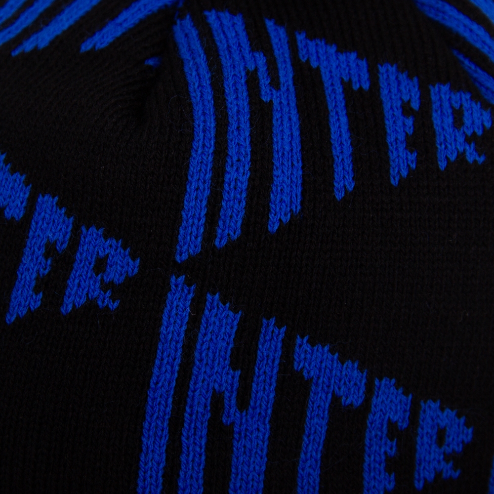 Inter Milan All Over Pattern Beanie - Black/ Blue - Sportus - Where ...