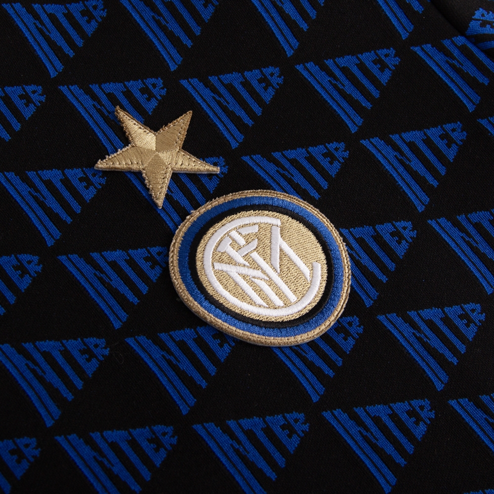 Inter Milan All Over Pattern T-shirt - Black/ Blue - Sportus - Where ...
